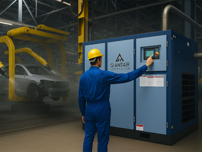Screw Air Compressor with High-Performance China - GiantAir